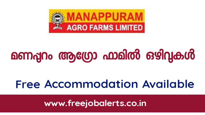 Manappuram Agro Farms Limited ൽ തൊഴിലവസരം - Free Job Alerts Kerala