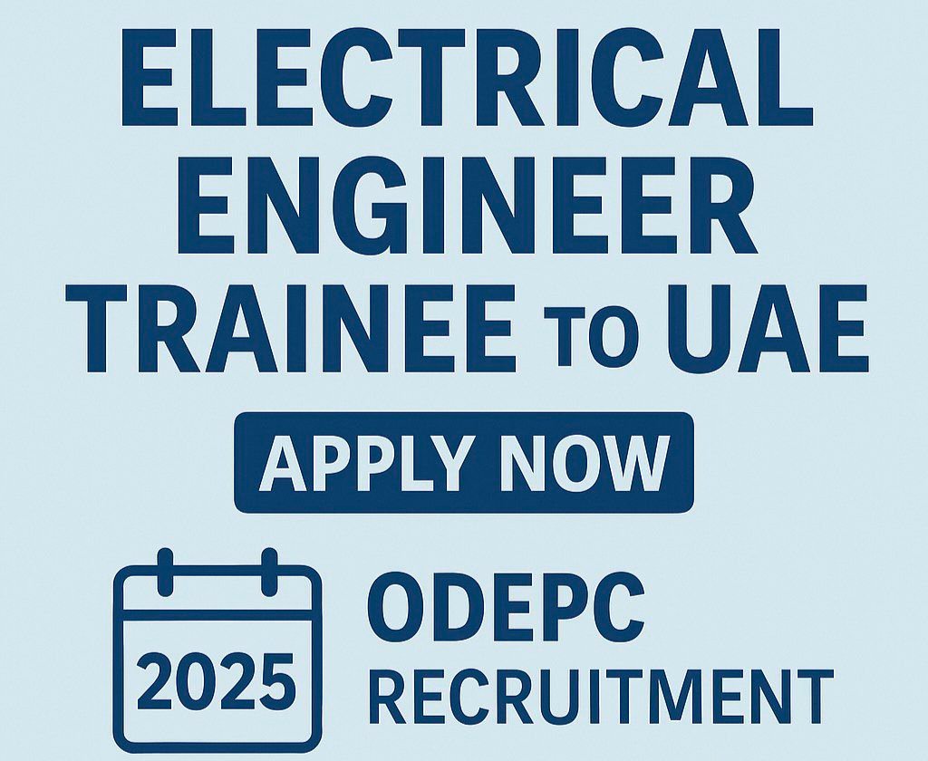 Walk-in Interview for Electrical Engineer Trainee to UAE – Apply Now ...